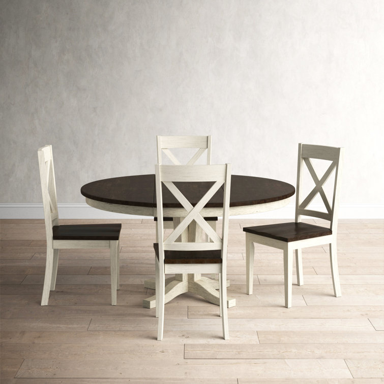 ridgley extendable acacia solid wood dining table